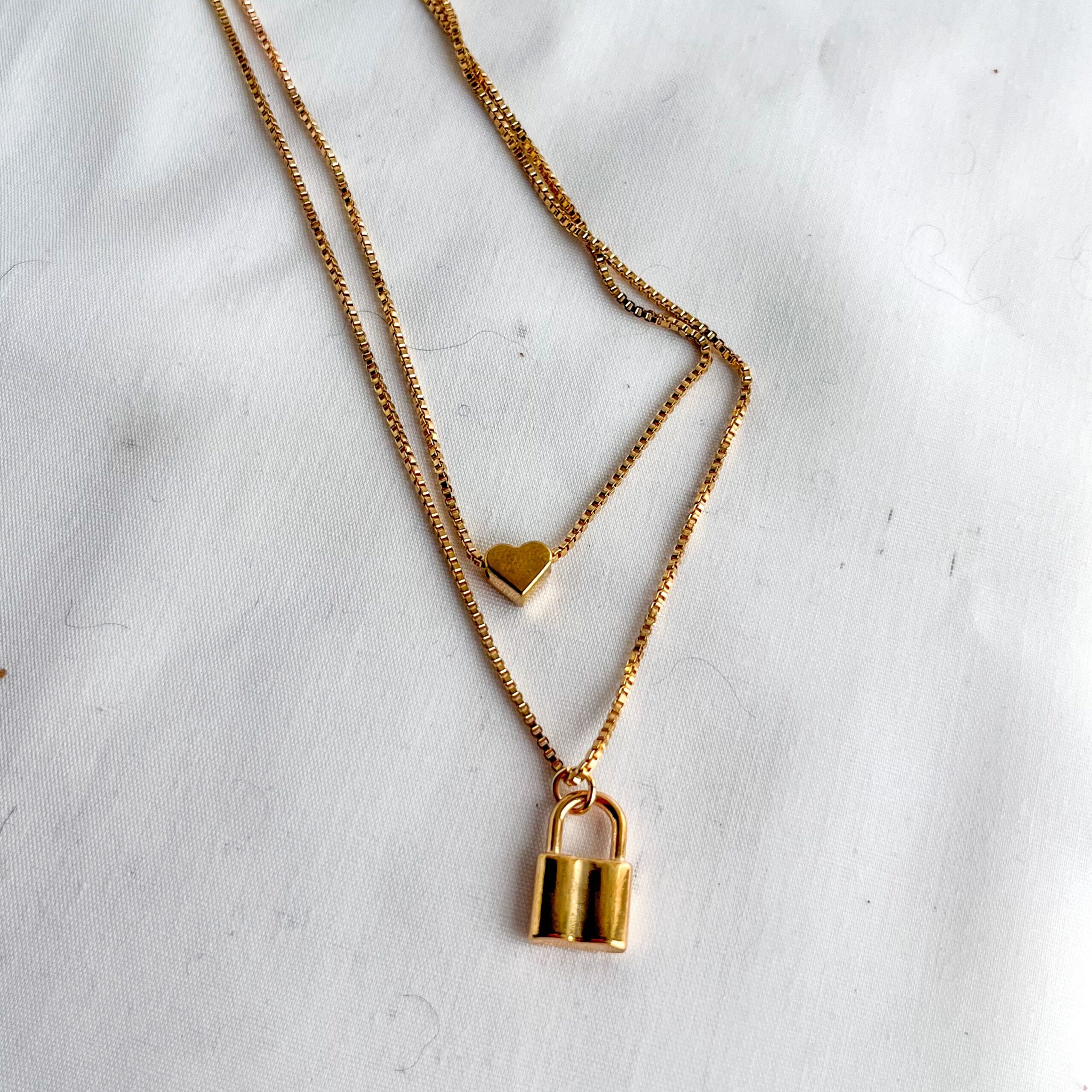Collar Candado Corazón | Amorella